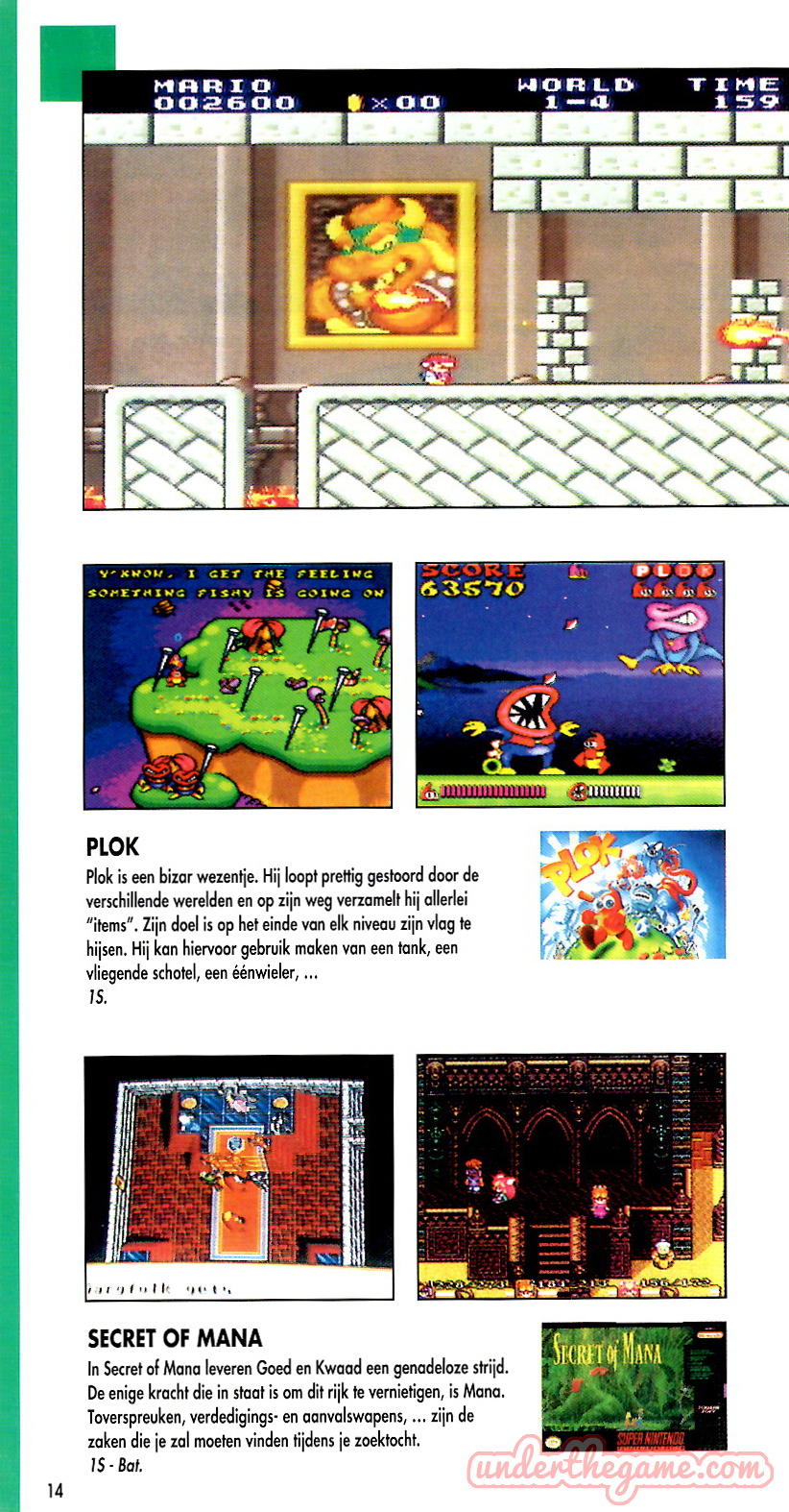 Catalogue Super Nintendo - 1993 [BE] - underthegame.com