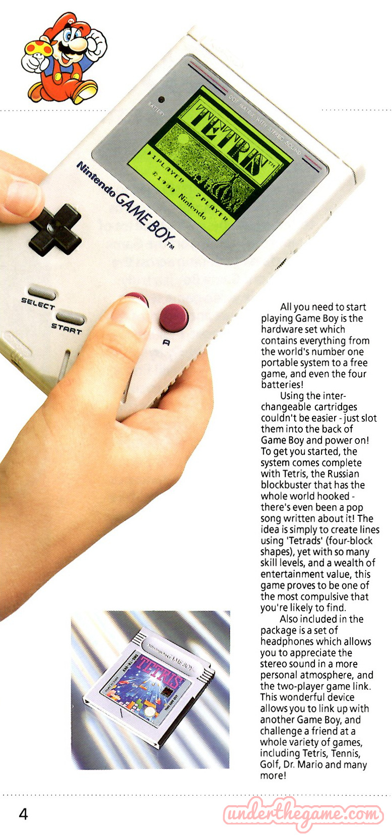 Catalogue Nintendo Game Pak - Game Boy - 1991-1992 [UKV] - underthegame.com