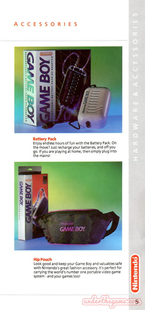 Catalogue Nintendo Game Pak - Game Boy - 1991-1992 [UKV] - underthegame.com