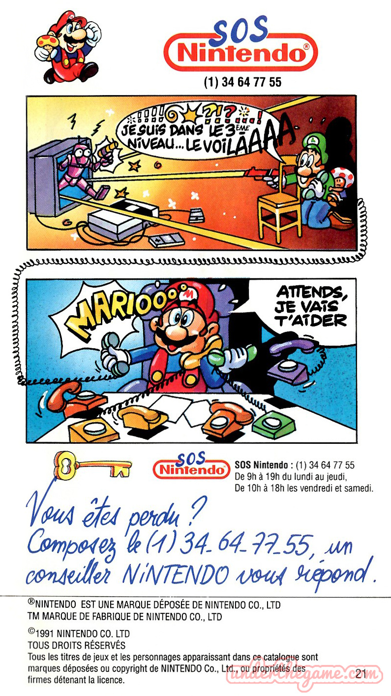 Catalogue Game Boy - Nintendo - 1991 [VF] - underthegame.com