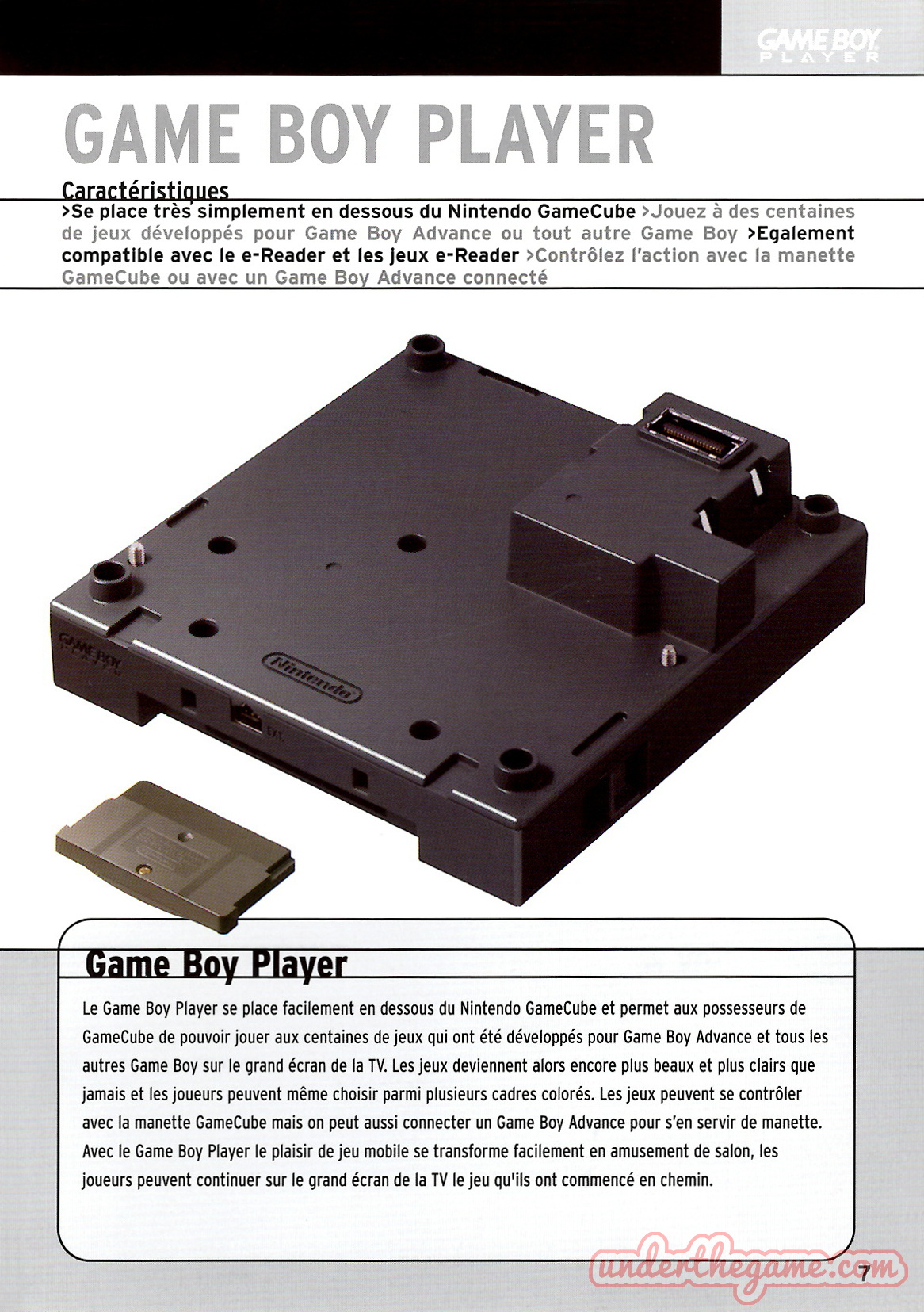 Catalogue GameCube et GBA - Nintendo - 2003 [VF] - underthegame.com