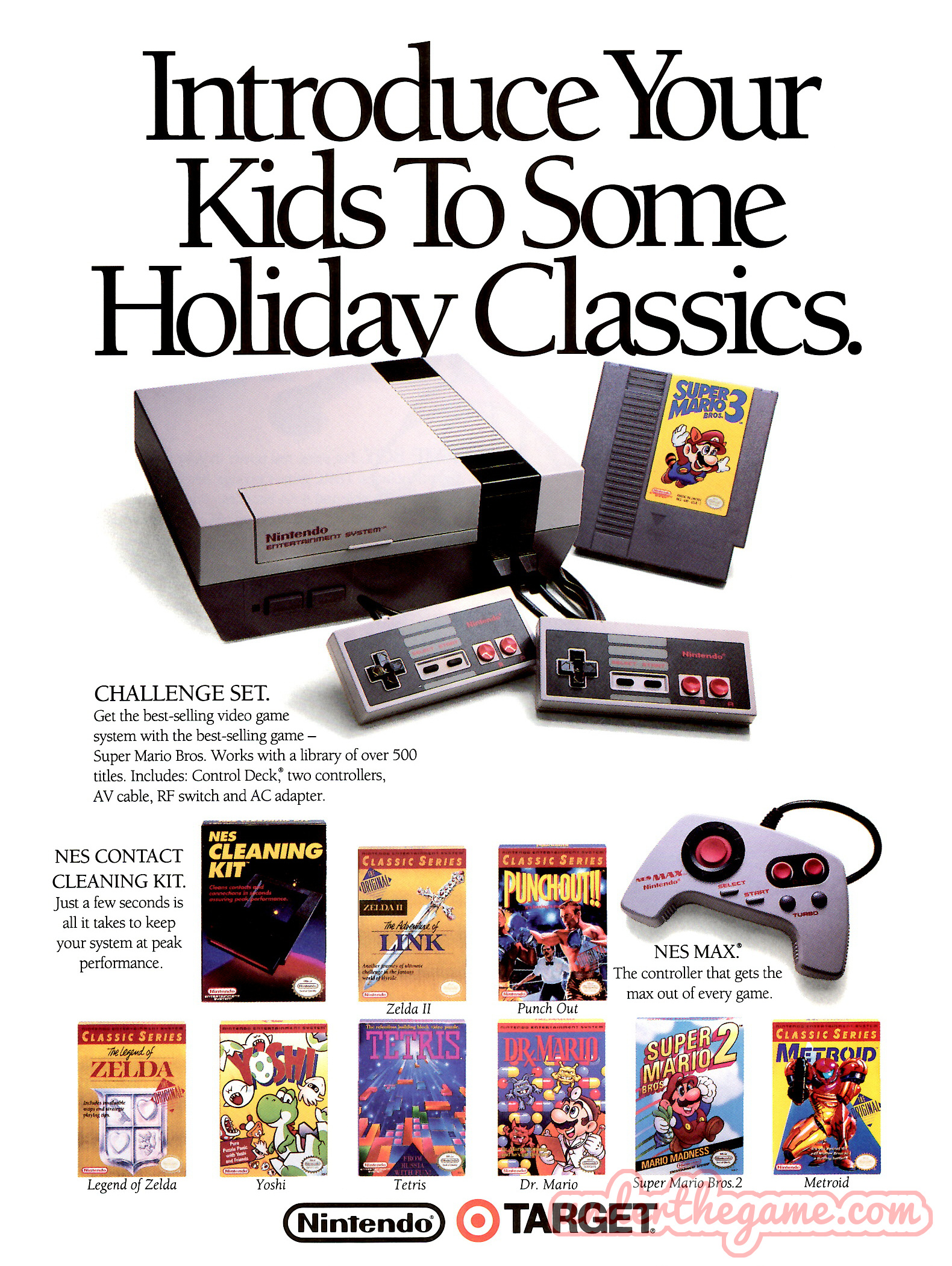 Flyer Target Jeux et Consoles Nintendo - 1992 [USA] - underthegame.com