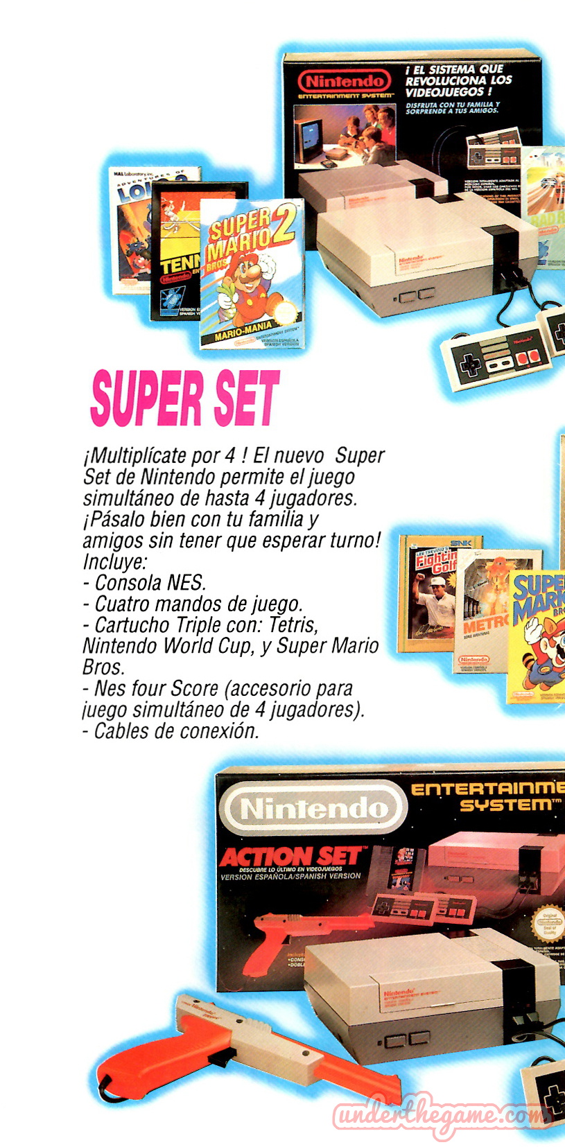 Catalogue NES - Nintendo - 1990 [ESP] - underthegame.com