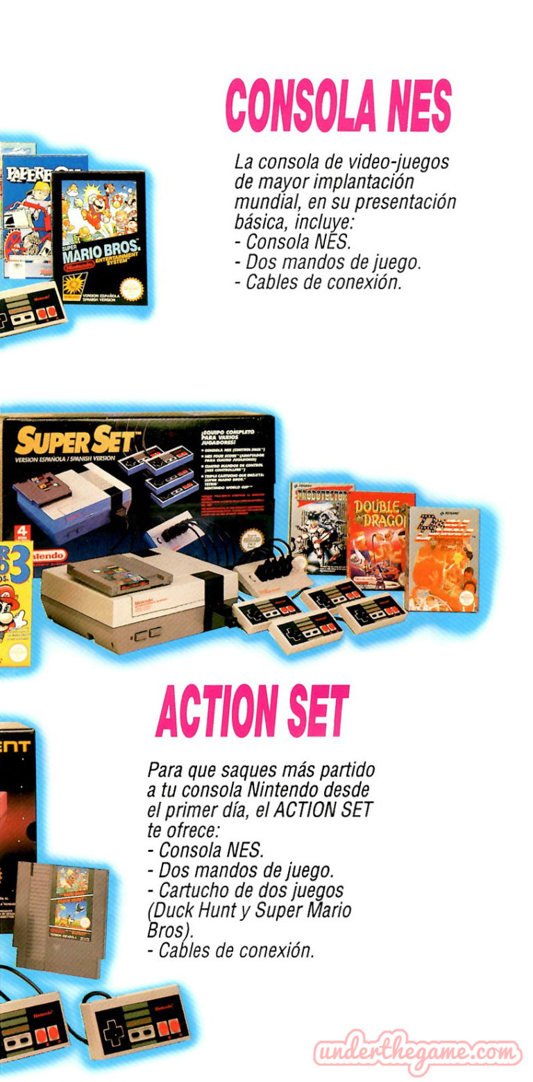 Catalogue NES - Nintendo - 1990 [ESP] - underthegame.com