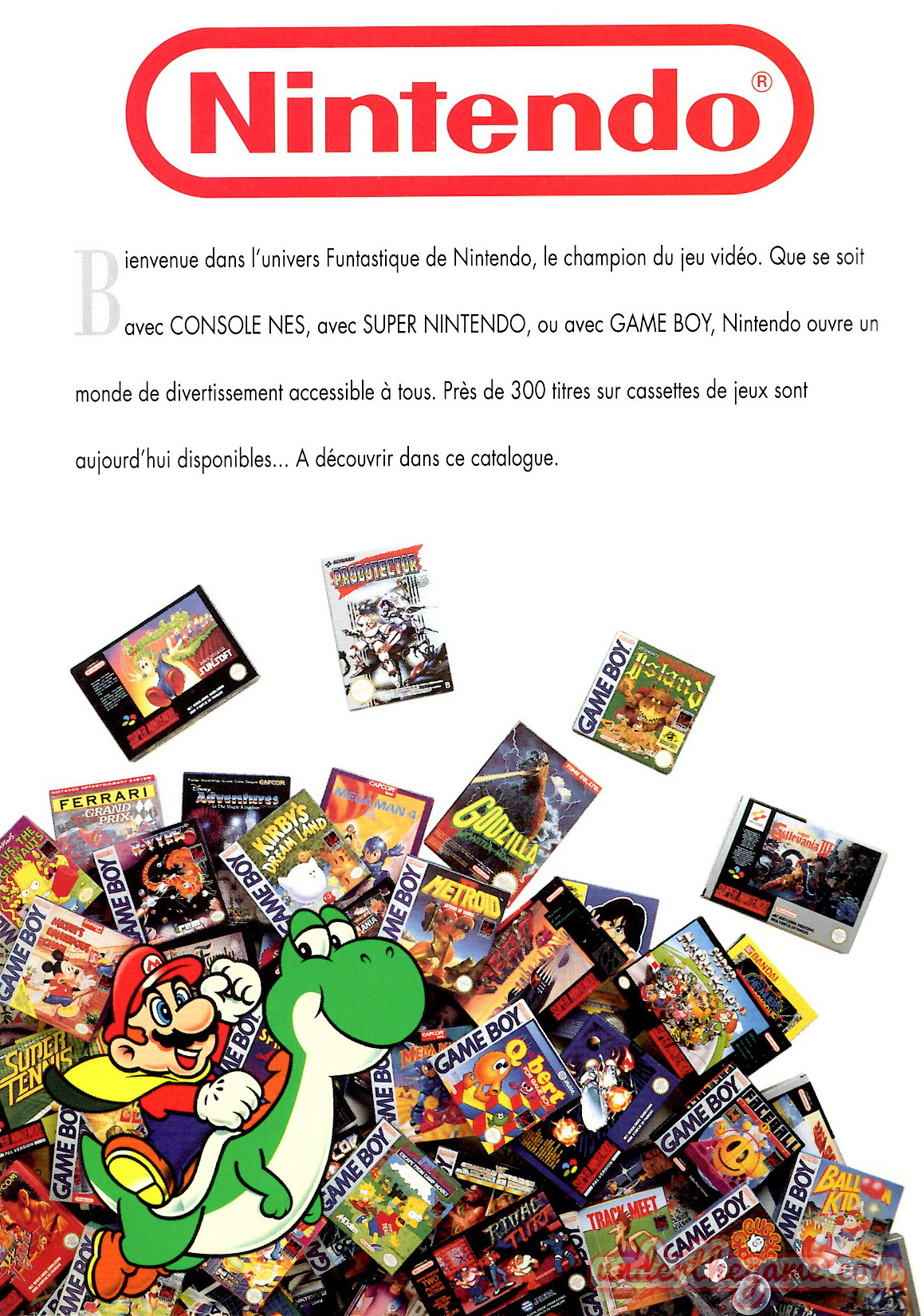 Catalogue Jeux Nintendo - 1993 [BE] - underthegame.com
