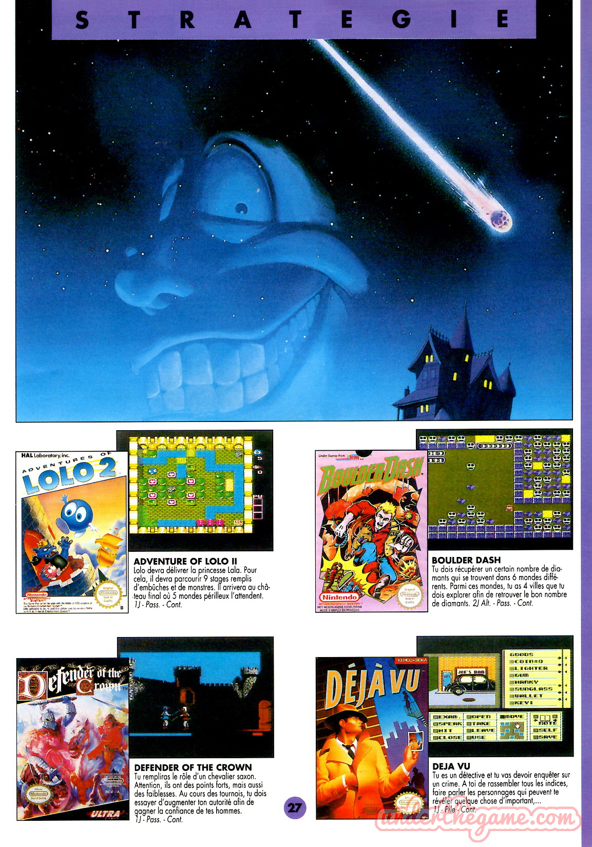 Catalogue Jeux Nintendo - 1993 [BE] - underthegame.com