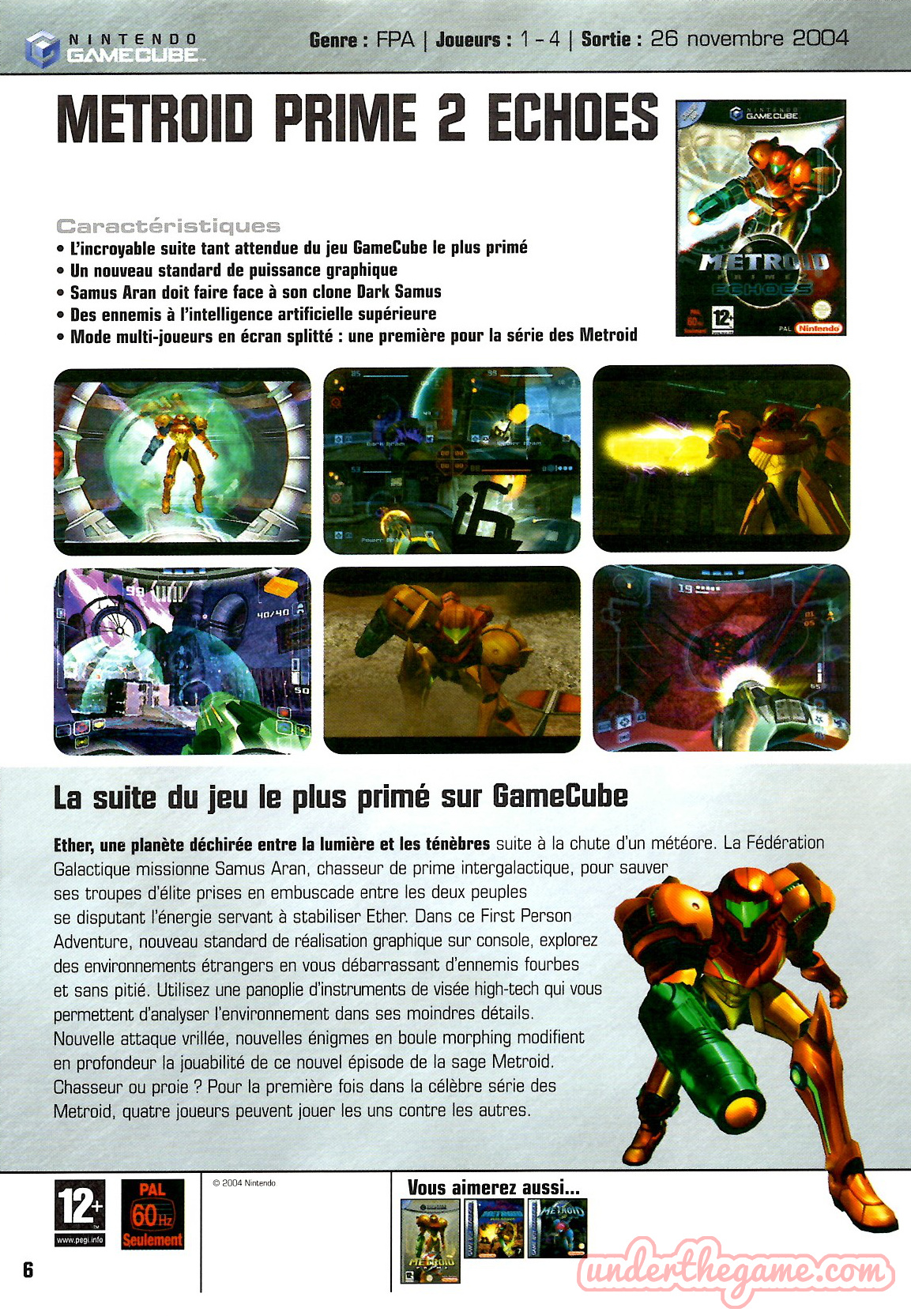 Catalogue des nouveautés - Nintendo - 2004-2005 [VF] - underthegame.com