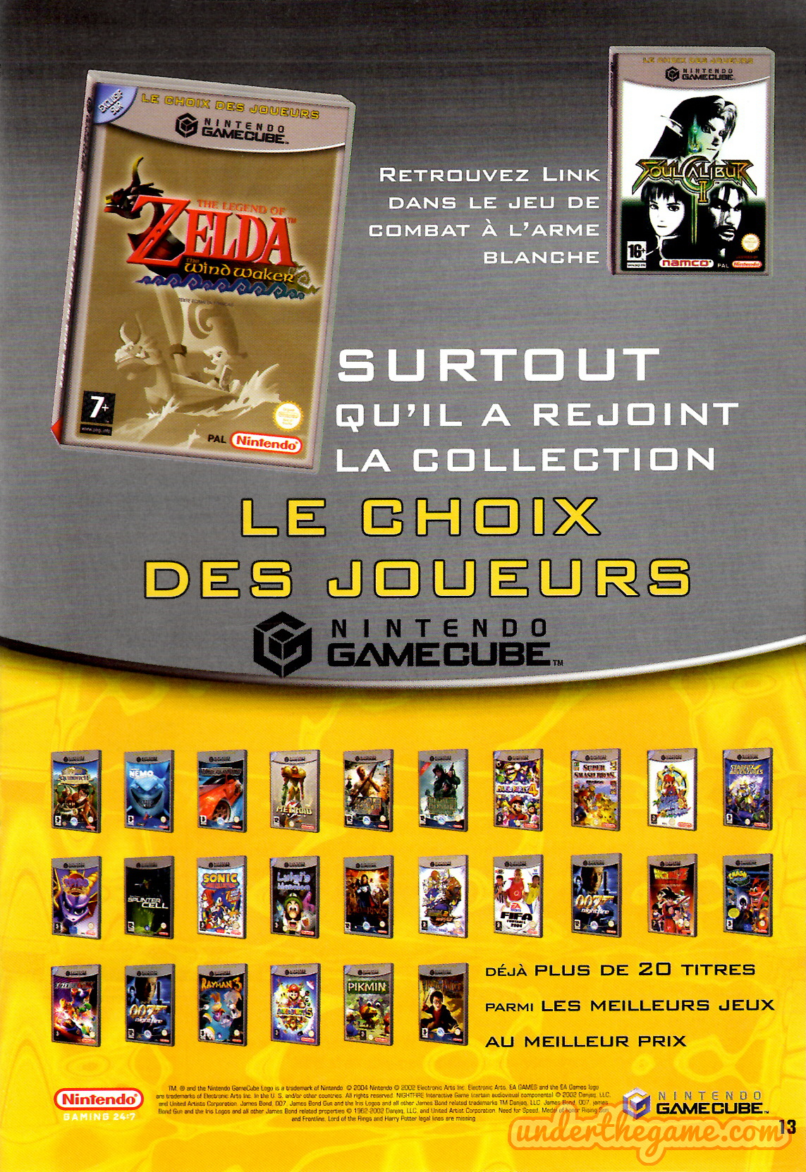 Catalogue des nouveautés - Nintendo - 2004-2005 [VF] - underthegame.com