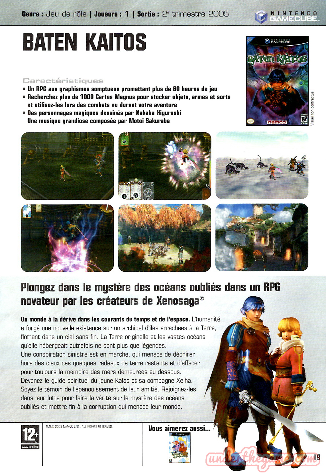 Catalogue des nouveautés - Nintendo - 2004-2005 [VF] - underthegame.com