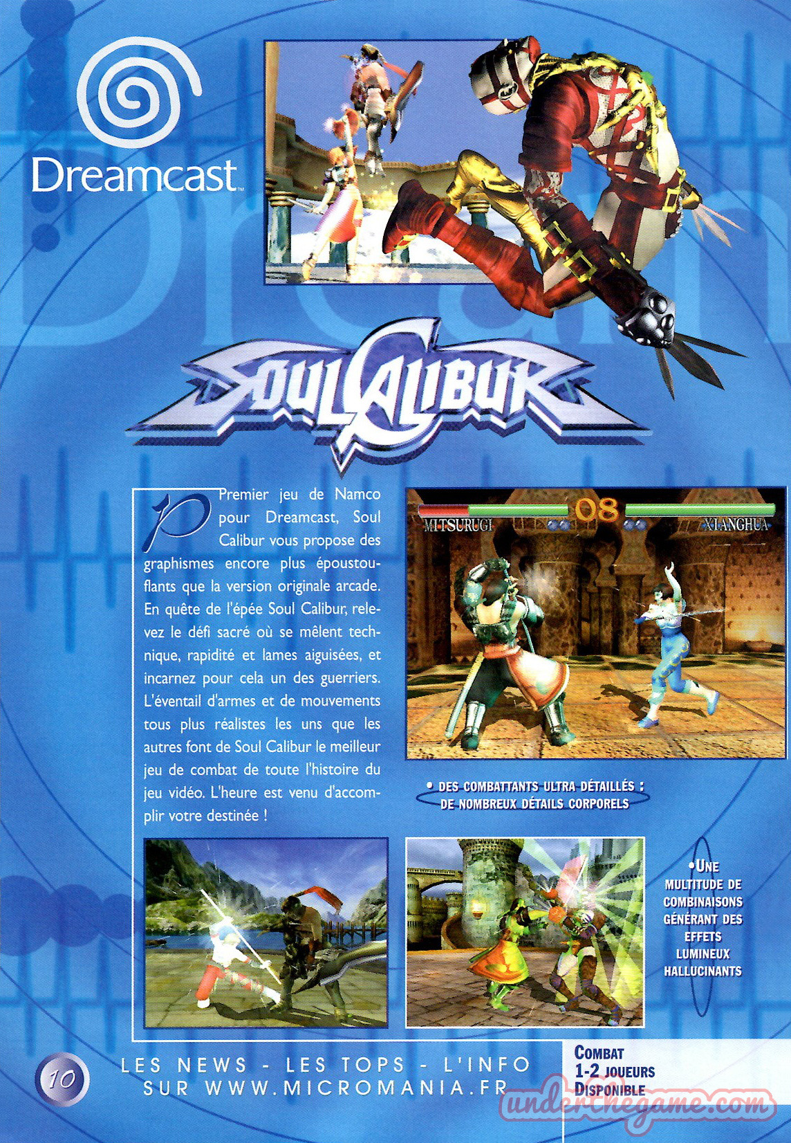 Catalogue Sega Dreamcast - Micromania - 1999 [VF] - underthegame.com