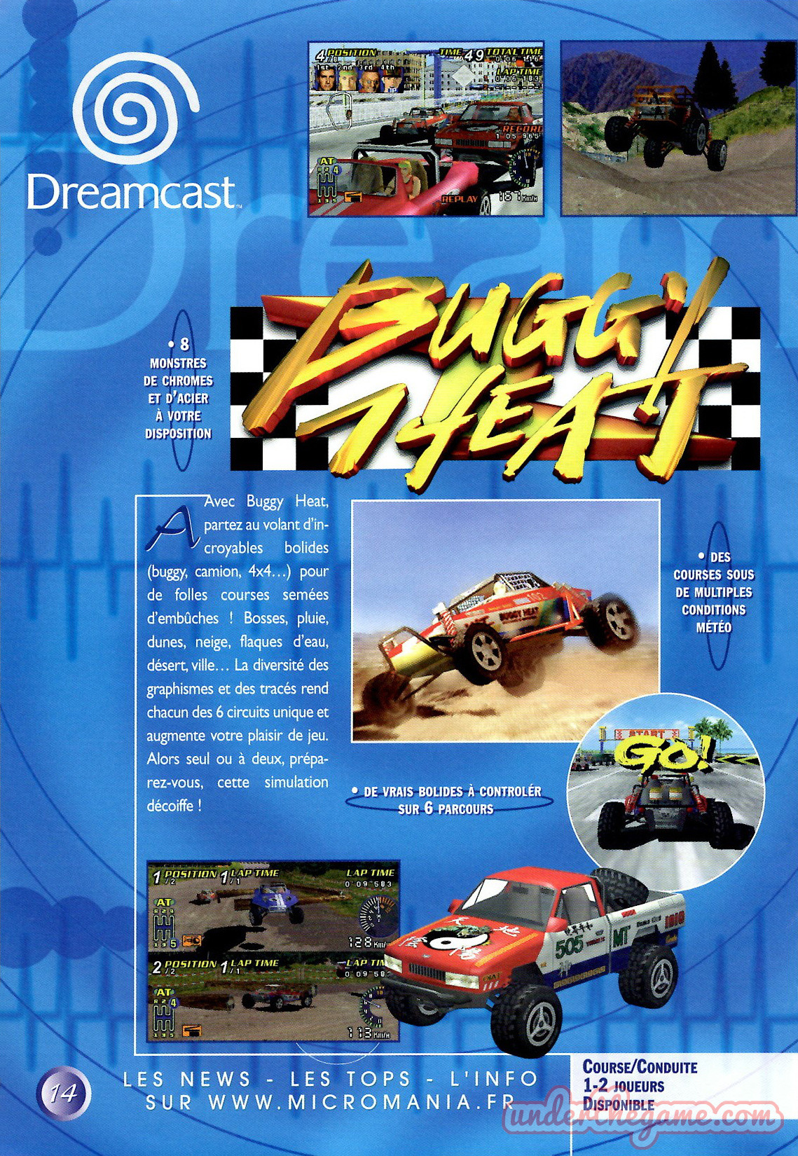 Catalogue Sega Dreamcast - Micromania - 1999 [VF] - underthegame.com