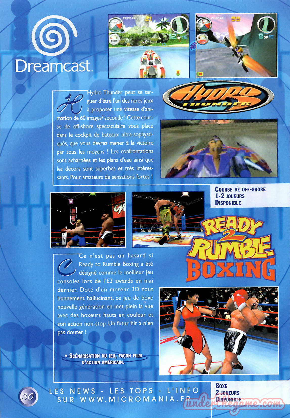 Catalogue Sega Dreamcast - Micromania - 1999 [VF] - underthegame.com