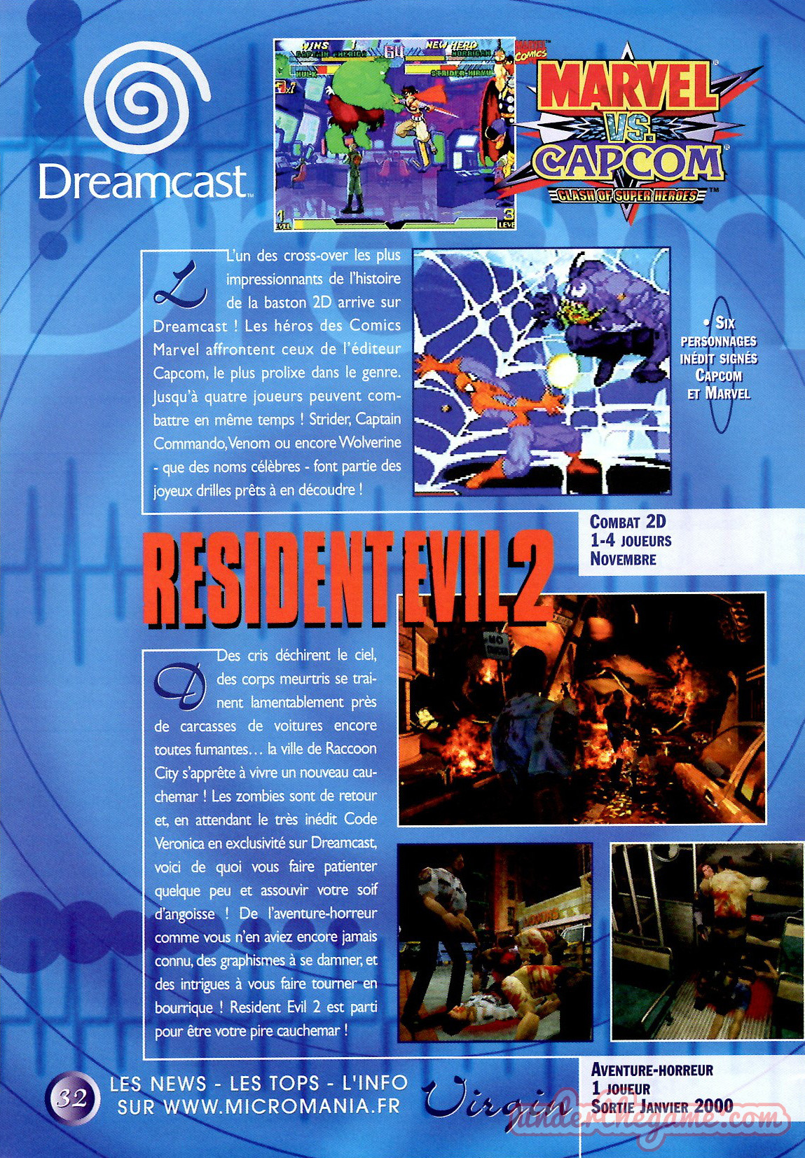 Catalogue Sega Dreamcast - Micromania - 1999 [VF] - underthegame.com