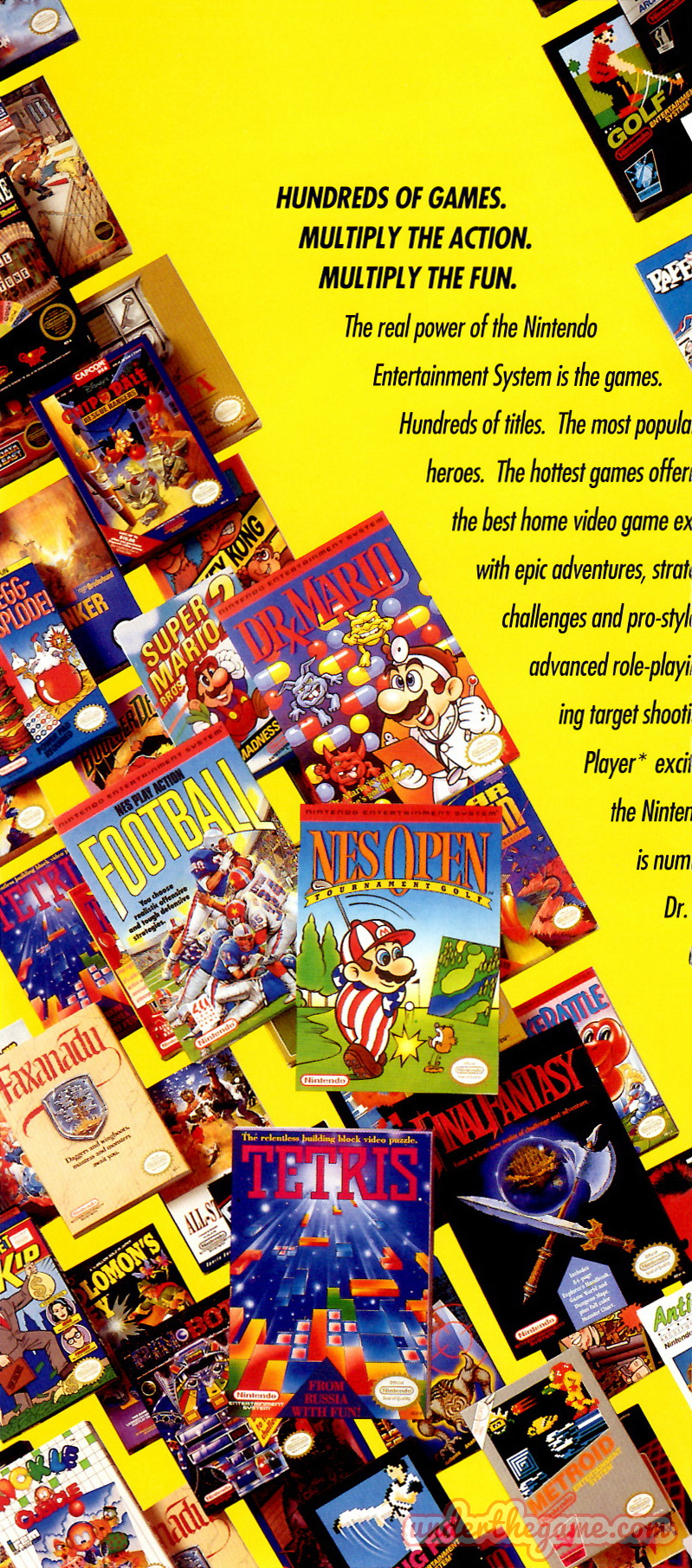 Brochure NES - Nintendo - 1991 [USA] - underthegame.com